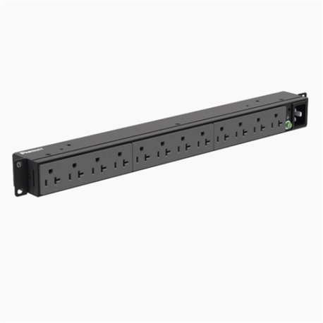 PANDUIT PDU BASICO PARA DISTRIBUCION DE ENERGIA ENCHUFE DE ENTRADA NEMA 5-15P CON 12 CONTACTOS ...