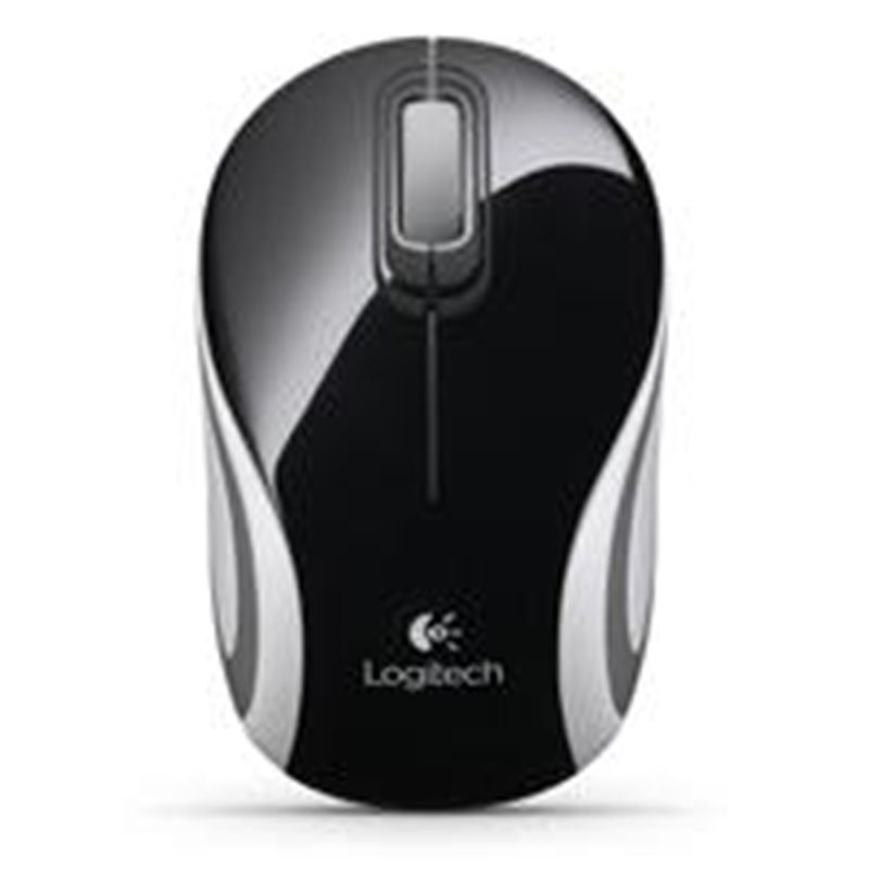 MOUSE LOGITECH MINI M187 NEGRO/BLANCO OPTICO INALAMBRICO USB PC/MAC/LINUX