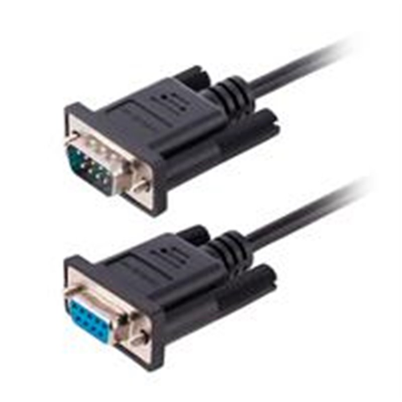 CABLE DE 3M SERIAL RS232 PARA MODEM NULO, CROSSOVER CRUZADO BLINDADO ...