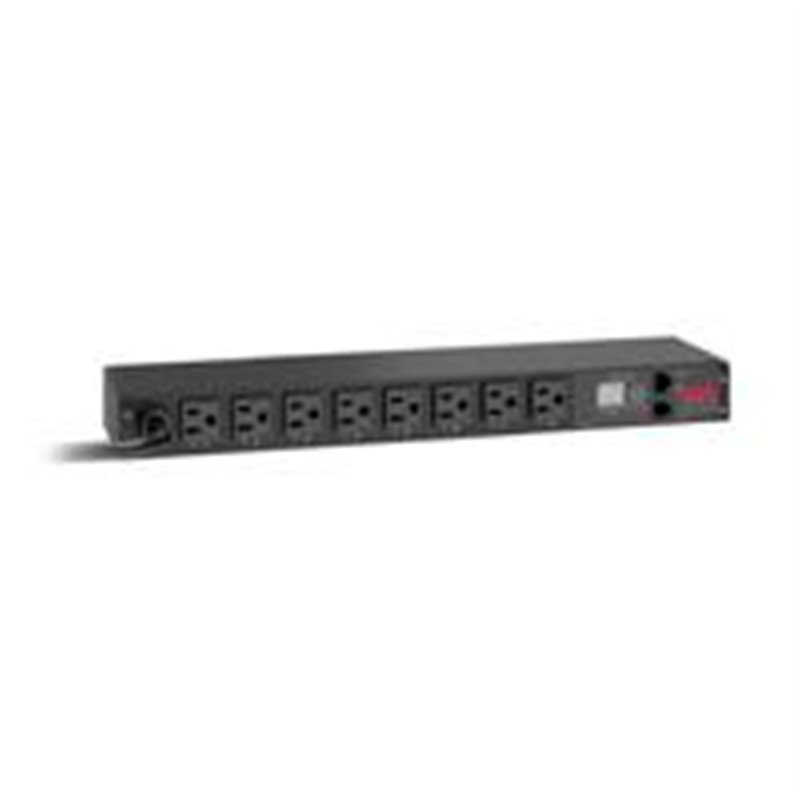 UNIDAD PDU PARA RACK CON CONMUTACION DE 1U, 15A, 100/120V, 8 5-15