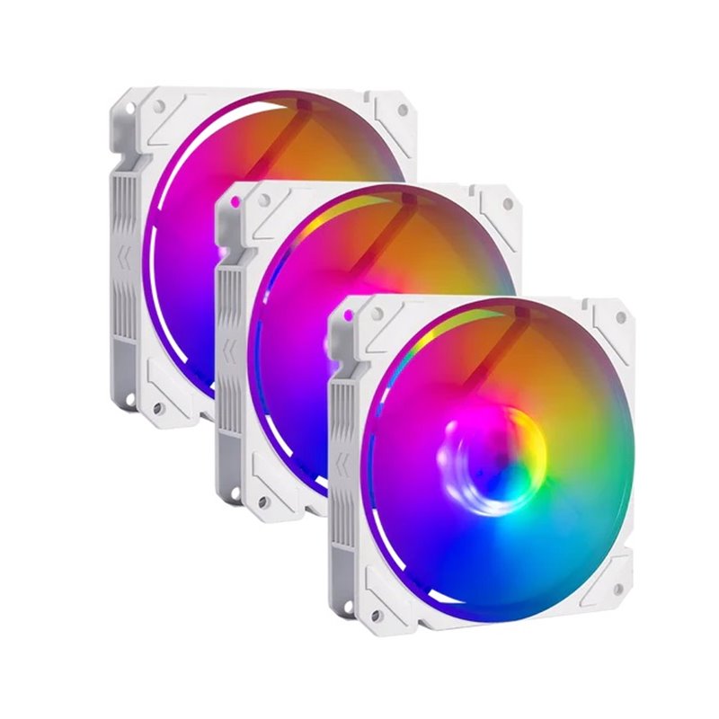 Kit 3 Ventiladores Balam Rush 120mm BlancoEolox Blaze EX70KW ARGB ...