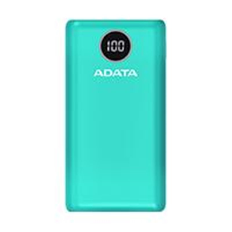 BATERIA DE RESPALDO POWER BANK ADATA P10000QCD 10000MAH/2 USB A/ 1 USB C/INDICADOR DE CARGA ...